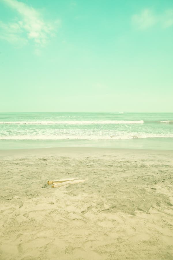 Wide beach panorama. stock image. Image of panoramic, saturated - 2155171