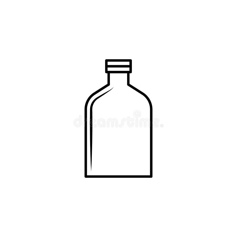 Wide Bottle Icon. Element of Bottle for Mobile Concept and Web Apps ...