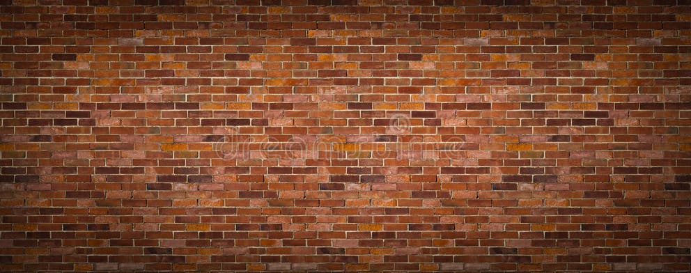 Wide Brick Wall Background Texture – Masonry Building Brickwork ...