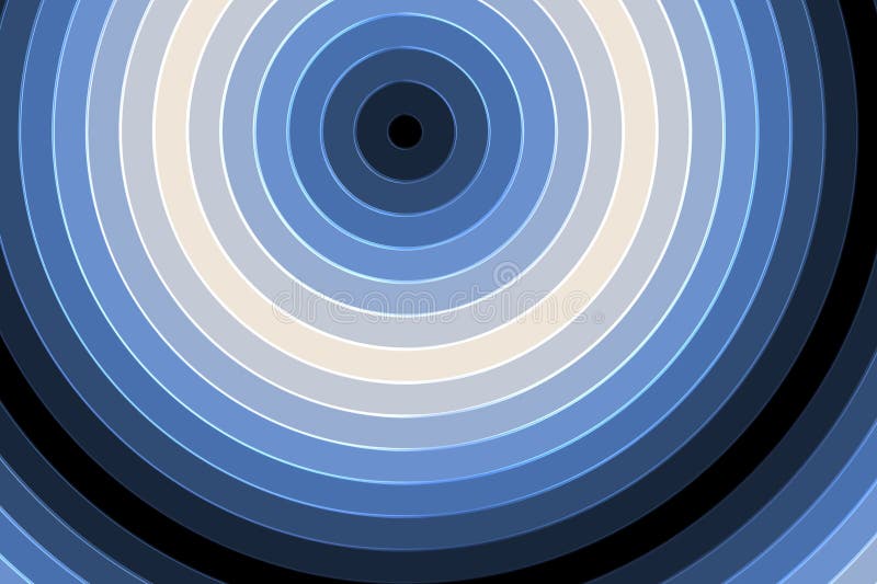 Wide Brushed Metal Concentric Background Stock Illustration ...