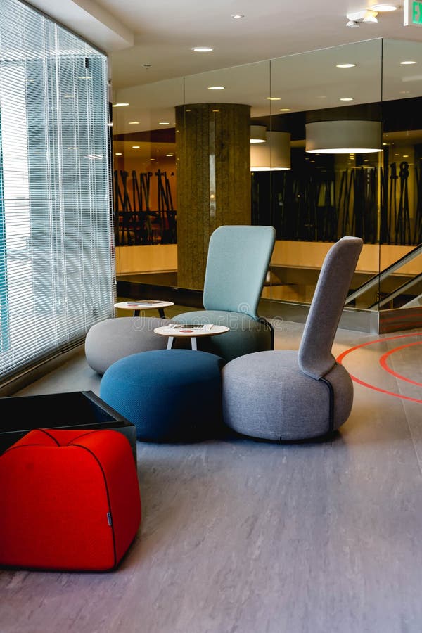 Wide and Close Shots of Office Interior Designs Editorial Stock Photo ...