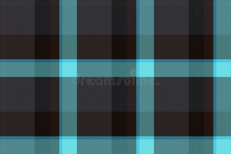 Wide Continuous Plaid Fabric Pattern Stock Illustration - Illustration ...