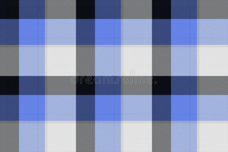 Wide Continuous Plaid Fabric Pattern Stock Illustration - Illustration ...