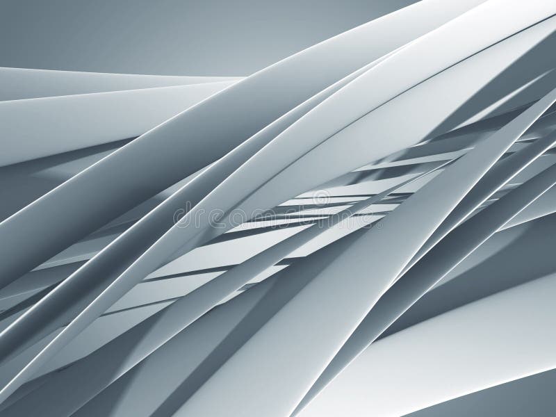 Wide Curved Design Element. Futuristic Abstract Background Stock ...