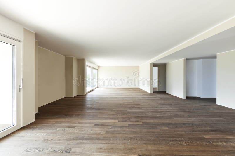 Wide empty apartment stock image. Image of empty, architecture - 26196677