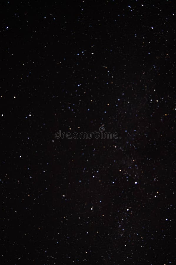 Wide Expanse of a Starry Night Sky with an Array of Bright and Dim ...