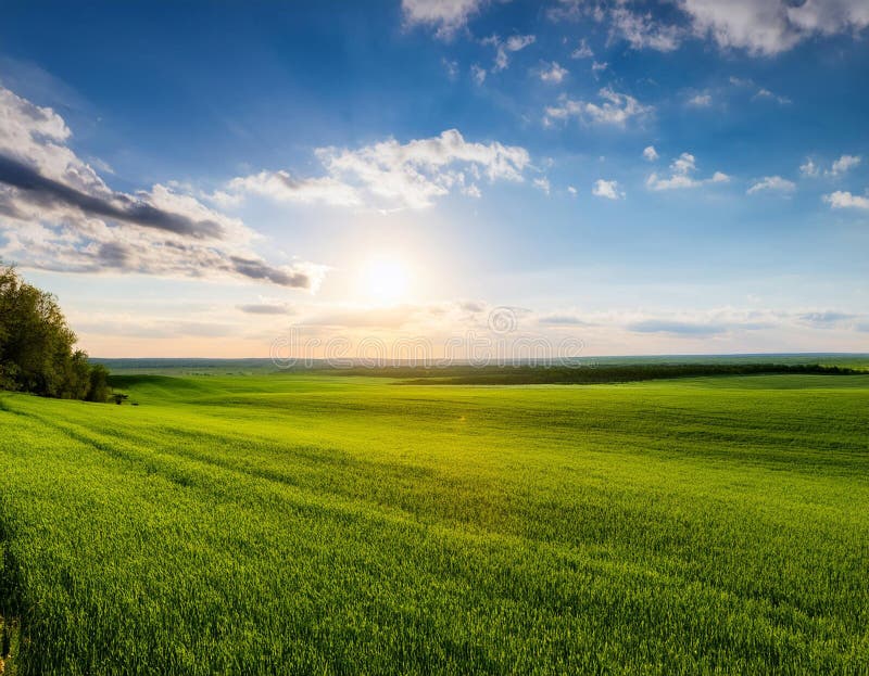 Wide and Expansive Spaces Featuring Elements Like a Wide Horizon, Open ...