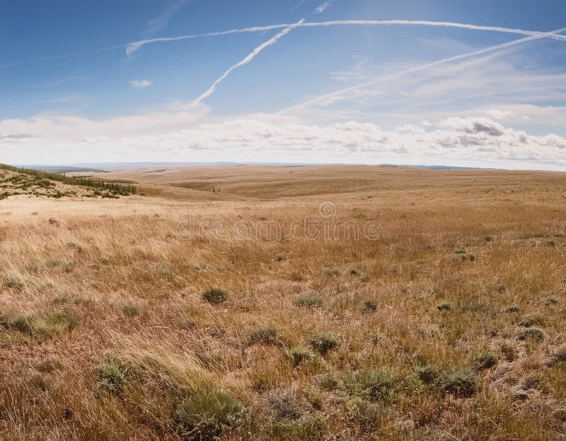 Wide and Expansive Spaces Featuring Elements Like a Wide Horizon, Open ...