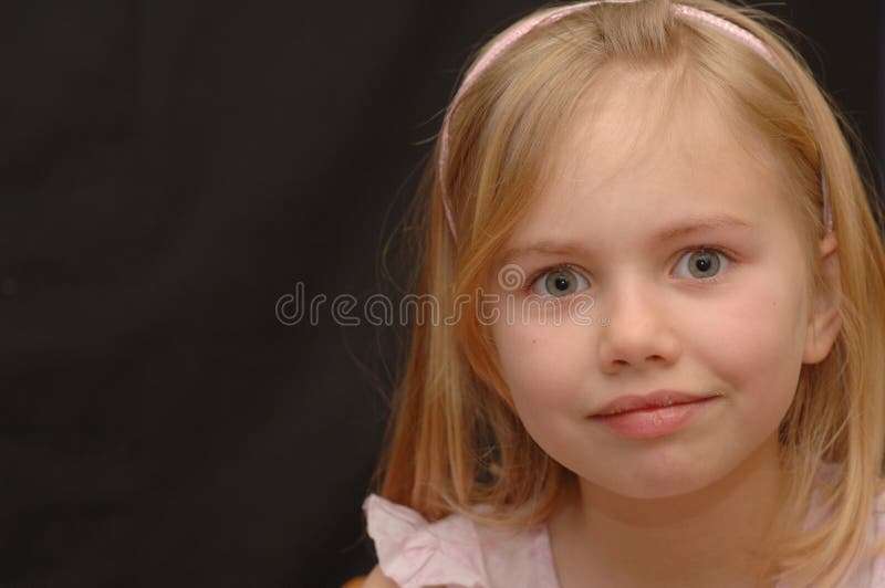 Wide-Eyed Girl stock photo. Image of demure, expressive - 2039126