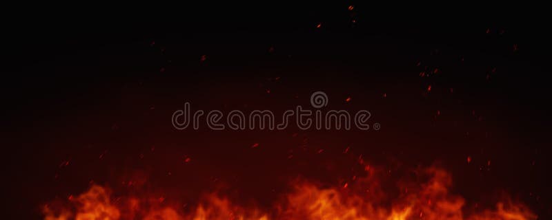 Wide Fire Background Stock Illustration Stock Vector - Illustration of ...