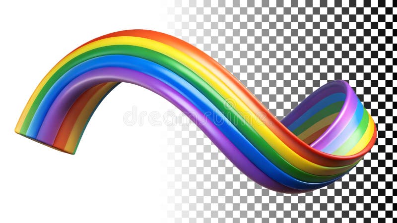 Wide Flat Rainbow, Broad Spectrum and Colorful Banner Png Transparent ...