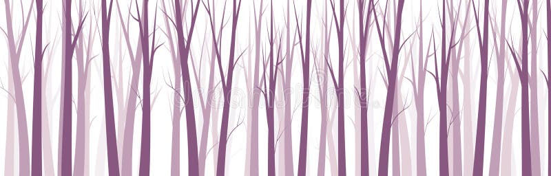 Wide Forest Background - Vector Illustration Stock Vector ...
