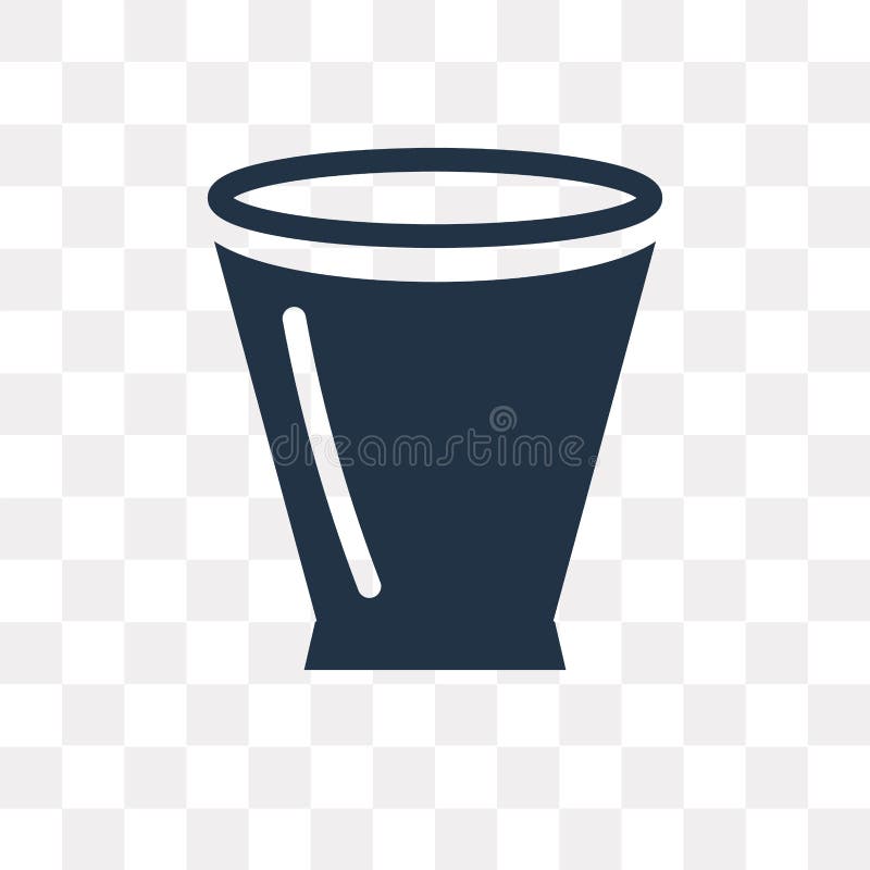 Wide Glass Icon in Trendy Design Style. Wide Glass Icon Isolated on ...