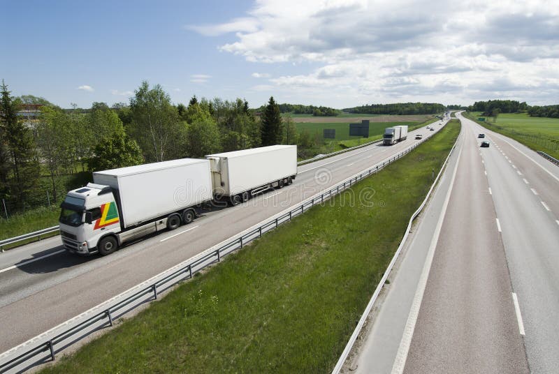 Lorry, truck on highway stock photo. Image of motorway - 815018