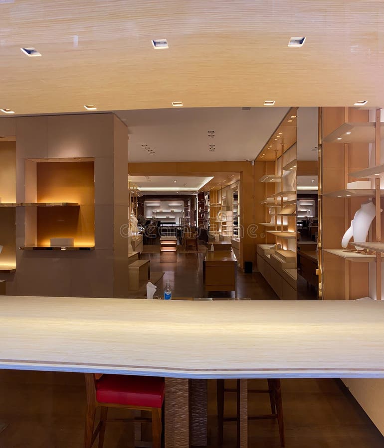 Image of Empty Car Dealership Showroom Interior Editorial Stock Image ...