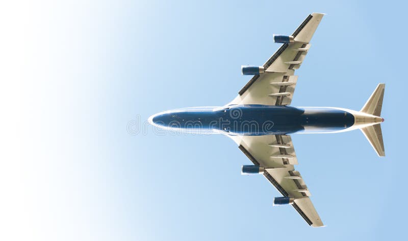 Wide jet gradient stock image. Image of airplanes, copyspace - 66128441