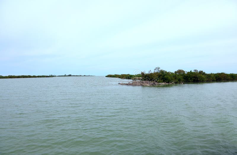 Wide Mouth of Po River in Italy Stock Photo - Image of italy, delta ...