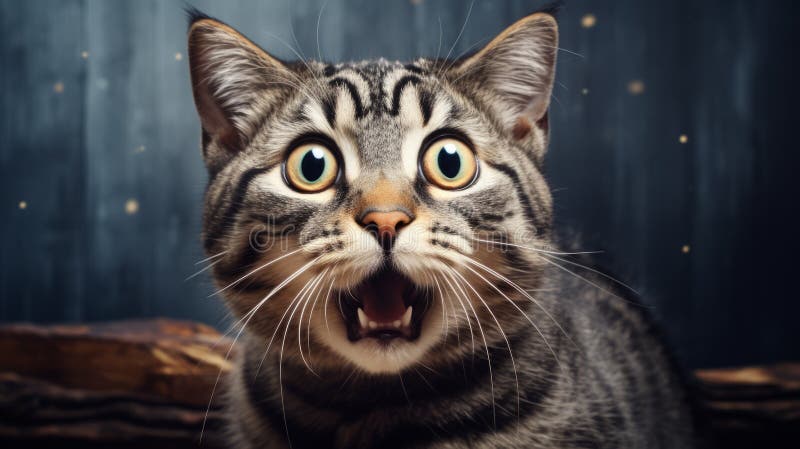 Dramatic Open Mouthed Cat Stock Illustrations – 5 Dramatic Open Mouthed ...