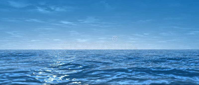 Wide ocean stock illustration. Illustration of transparent - 2462885