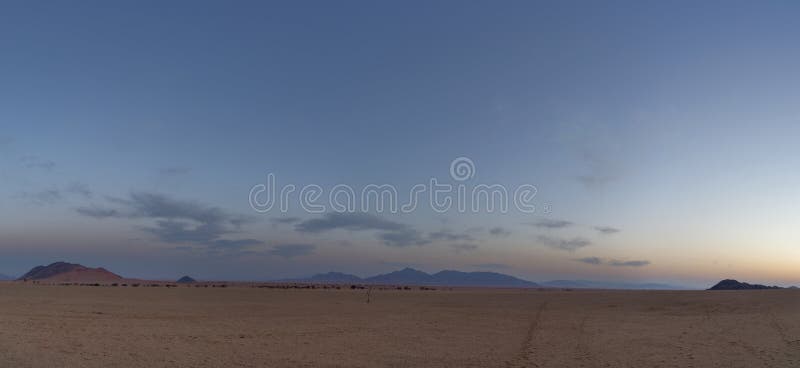 Wide Open Blue Sky Country in the Desert Stock Image - Image of ...