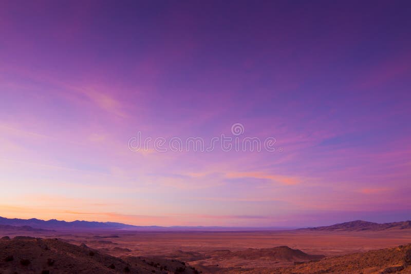 Wide Open Desert Sunrise stock photo. Image of sunrise - 22780464