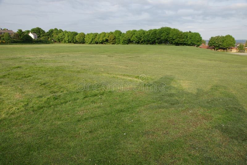 Wide open field in a city stock photo. Image of city, landscape - 7750570