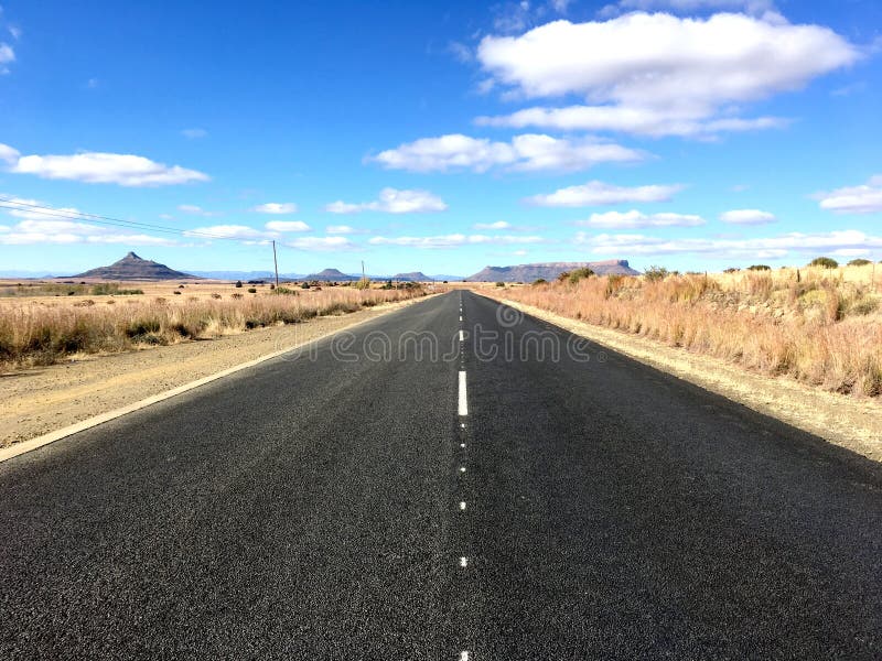 Wide Open Road in the Countryside Stock Photo - Image of open, line ...