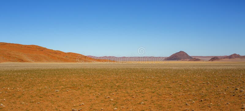 Wide Open Dry Plains and Mountains Stock Image - Image of kopjes ...