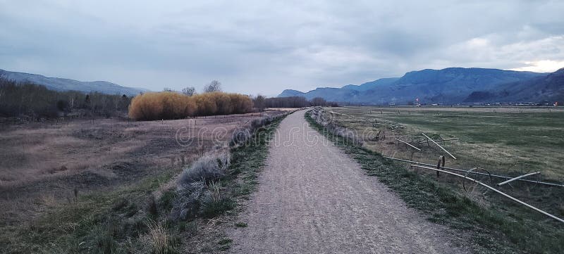 Wide open spaces stock photo. Image of prairie, mountain - 179688908