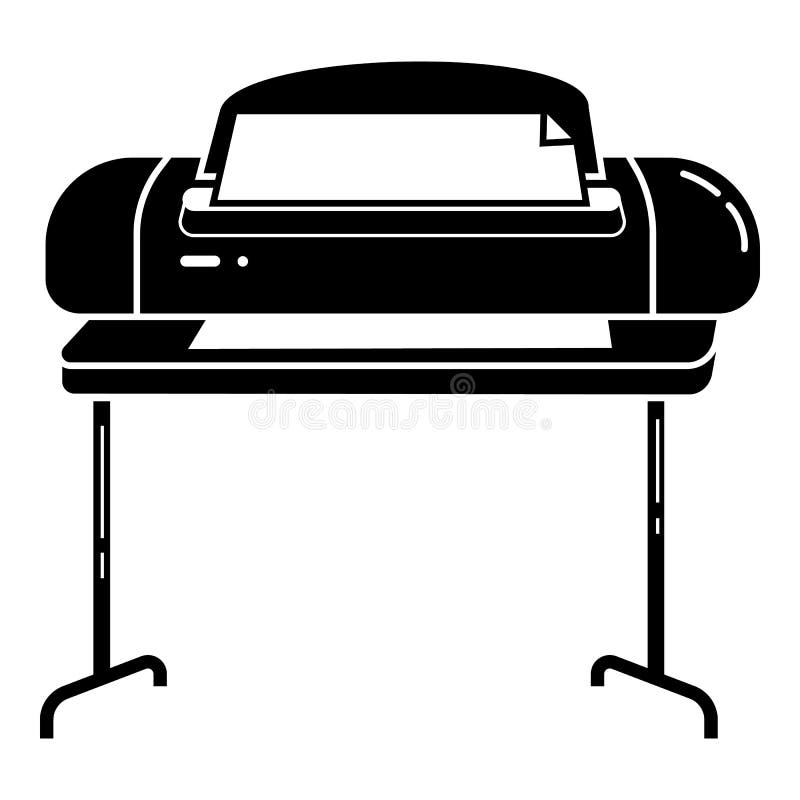 Wide Format Printer Icon Stock Illustrations – 316 Wide Format Printer ...