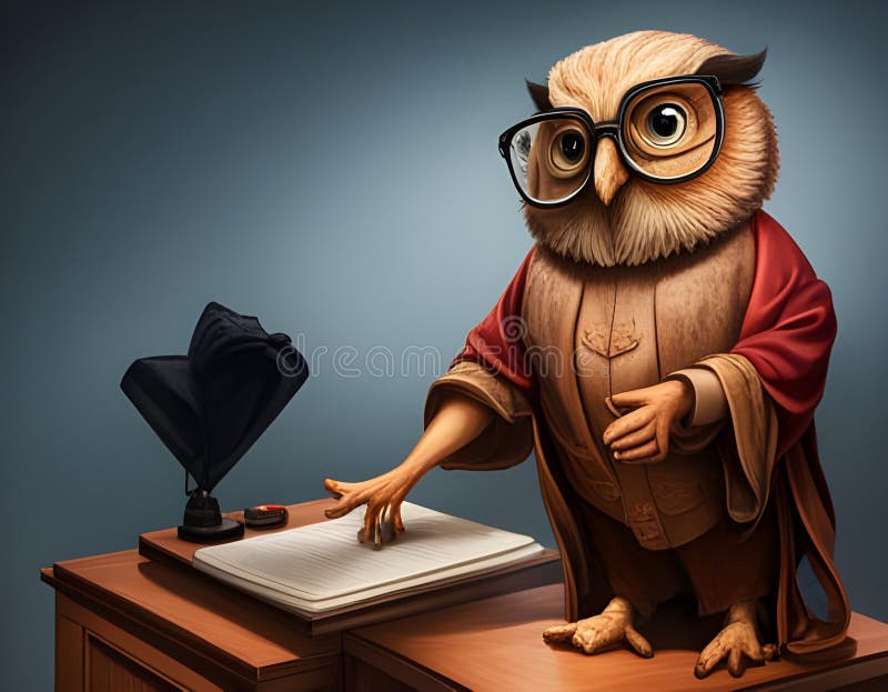 Owl Judge Stock Illustrations – 115 Owl Judge Stock Illustrations ...