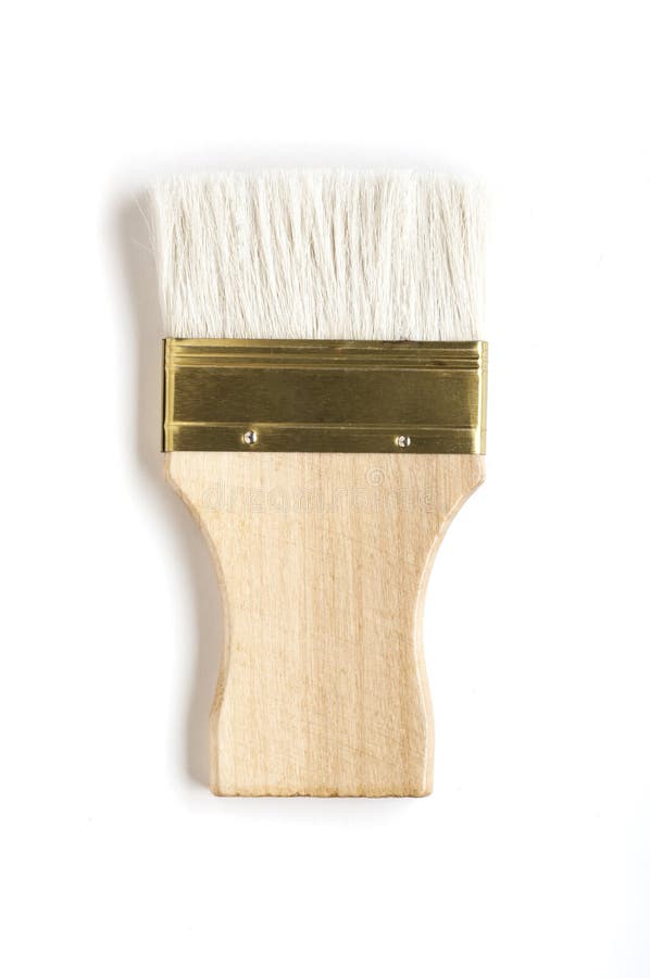 Wide new paint brush stock photo. Image of single, product - 36751418