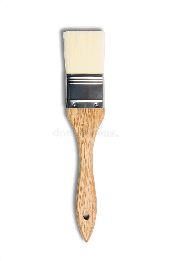 Wide new paint brush stock photo. Image of single, product - 36751418