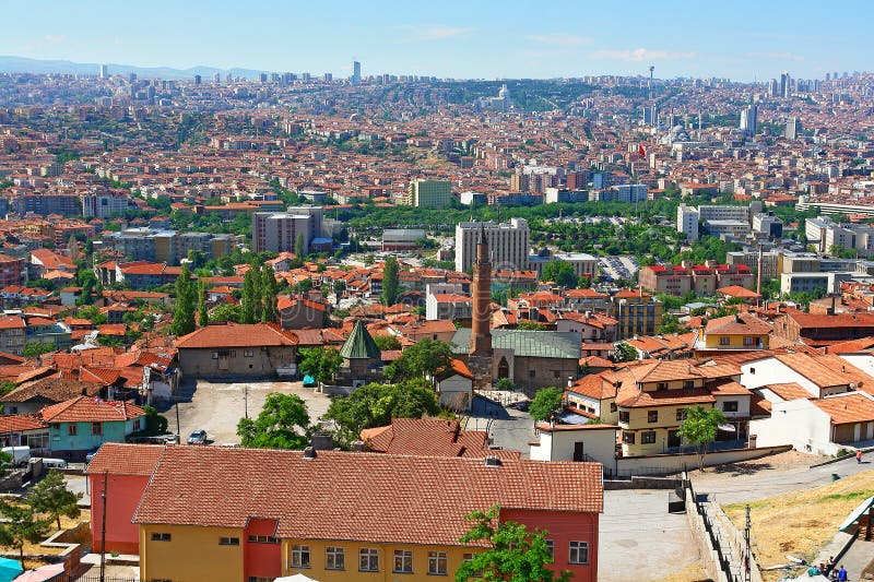 Panorama of the Capital City of Turkey - Ankara Stock Image - Image of ...