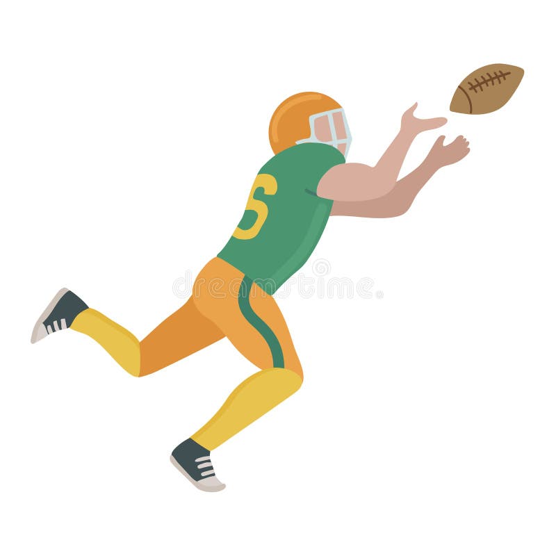 Wide Receiver Icon Clipart Logotype Isolated Vector Illustration Stock ...