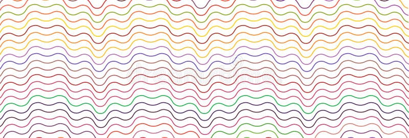 Wide Rectangular Format Wavy, Waving, Zig-zag, Criss-cross Lines Design ...