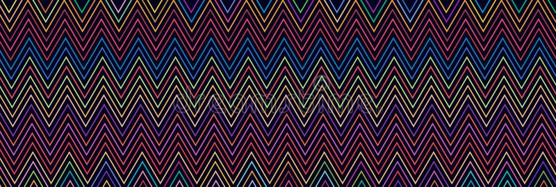 Wide Rectangular Format Wavy, Waving, Zig-zag, Criss-cross Lines Design ...