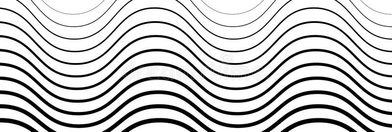 Wide Rectangular Format Wavy, Waving, Zig-zag, Criss-cross Lines Design ...