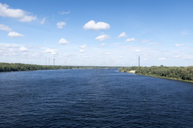 Wide river stock photo. Image of pond, nature, flows - 103380696