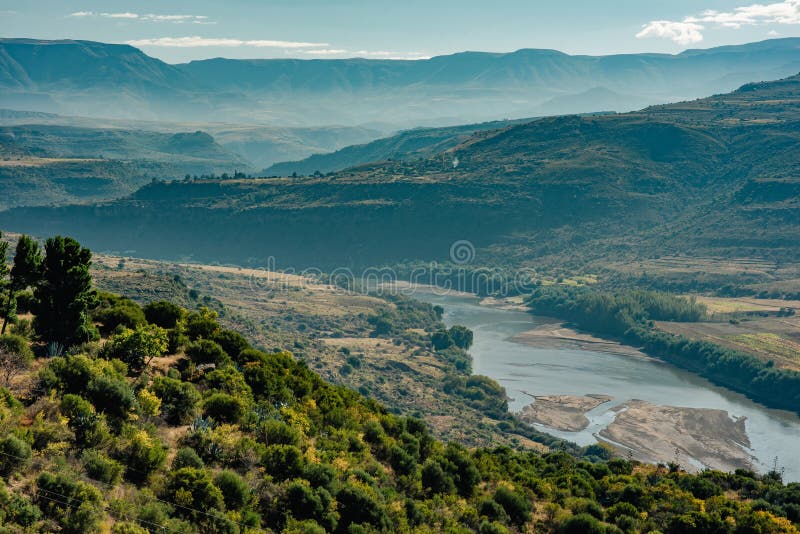 A River in the Mountain Kingdom of Lesotho Stock Image - Image of ...