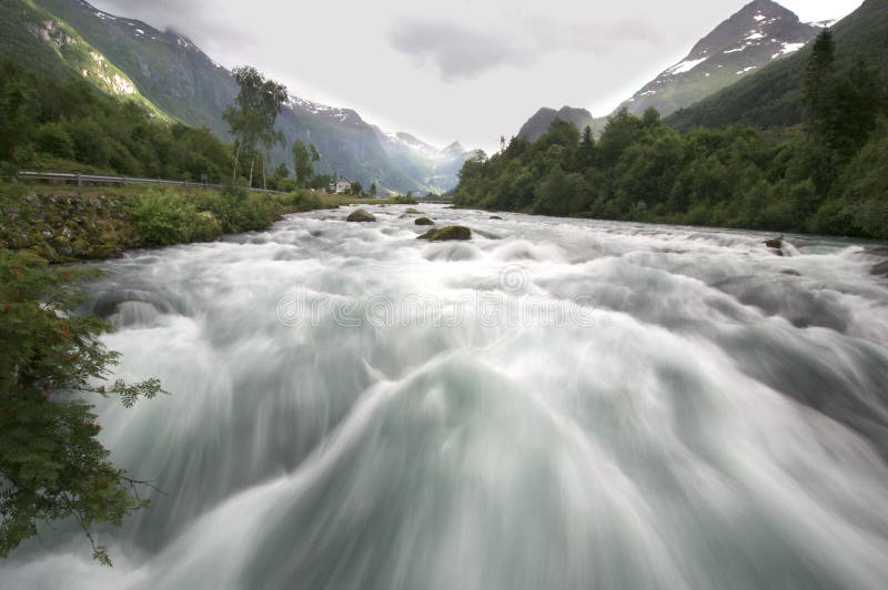 Wide Stream In The Spring . Siberia, Yugra. Stock Photo - Image of ...