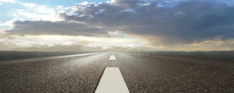 Wide road stock photo. Image of summer, road, heat, fast - 86698354