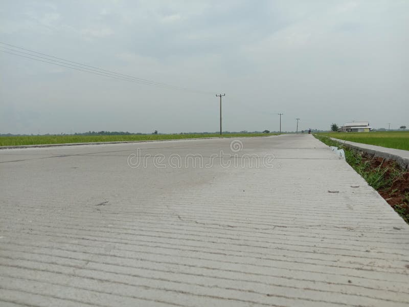 The Wide Road Makes it Comfortable Stock Photo - Image of sand ...
