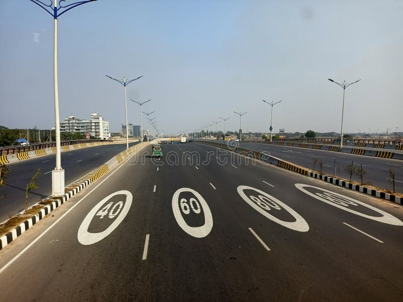 View from Empty Street of Rue Pierre De Coubertin at European ...