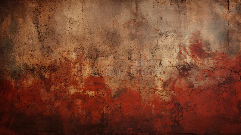 Wide Rust Textured Banner Background Generative AI Stock Illustration ...