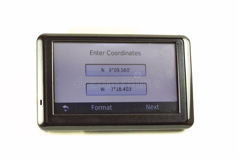 GPS Navigation Screen stock photo. Image of connection - 28846512