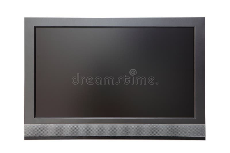 Wide screen LCD TV stock photo. Image of hdtv, flatscreen - 32901576