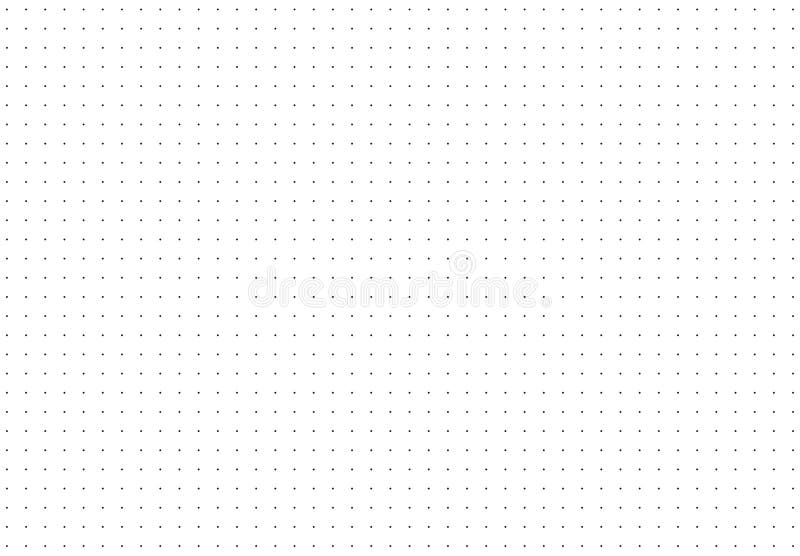 Wide Seamless Pattern Texture for Bullet Journal. Dotted Squared Grid ...