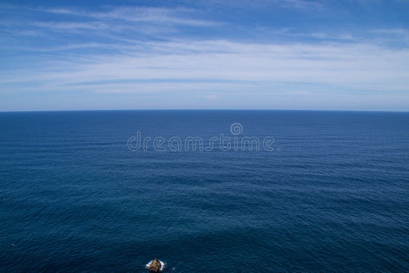 Wide see of the ocean stock photo. Image of horizon - 171652970
