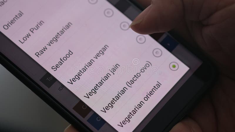 Wide Selection of Vegetarian Types. Vegetarian Food. Stock Photo ...